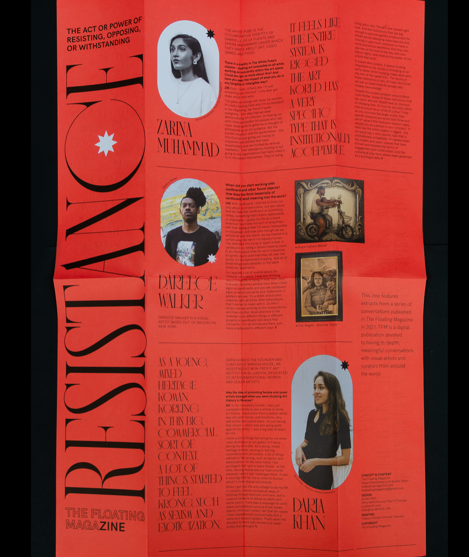 Self Publishing project – tfm resistance zine – Work Portfolio